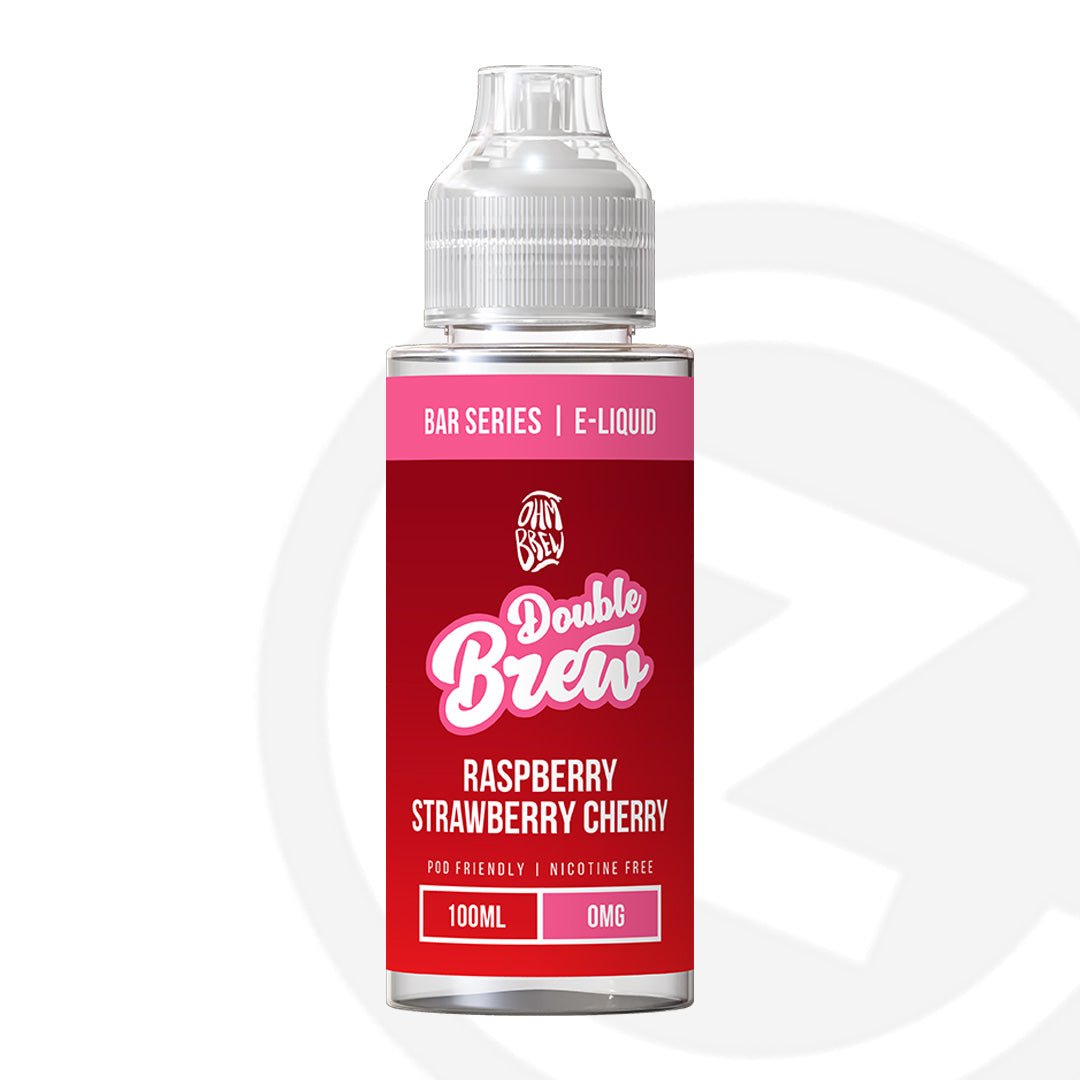 Double Brew XL Cherry, Strawberry & Raspberry E-Liquid | 100ml Nicotine ...