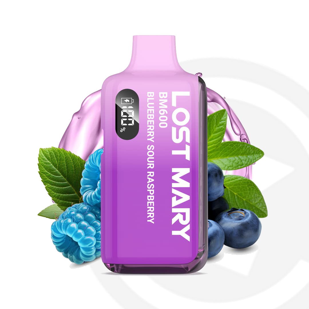 Lost Mary BM6000 Blueberry Sour Raspberry Pod Kit | Up to 6000 Puffs ...